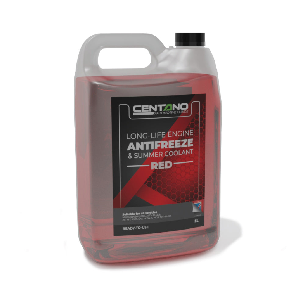 Centano Red - Ready-To-Use Antifreeze/Coolant 5L | Auto Fluids